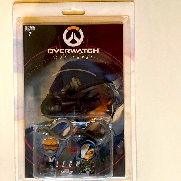 Toys | Overwatch Comic Book Anna Amari With Two Backpack Hangers | Poshmark